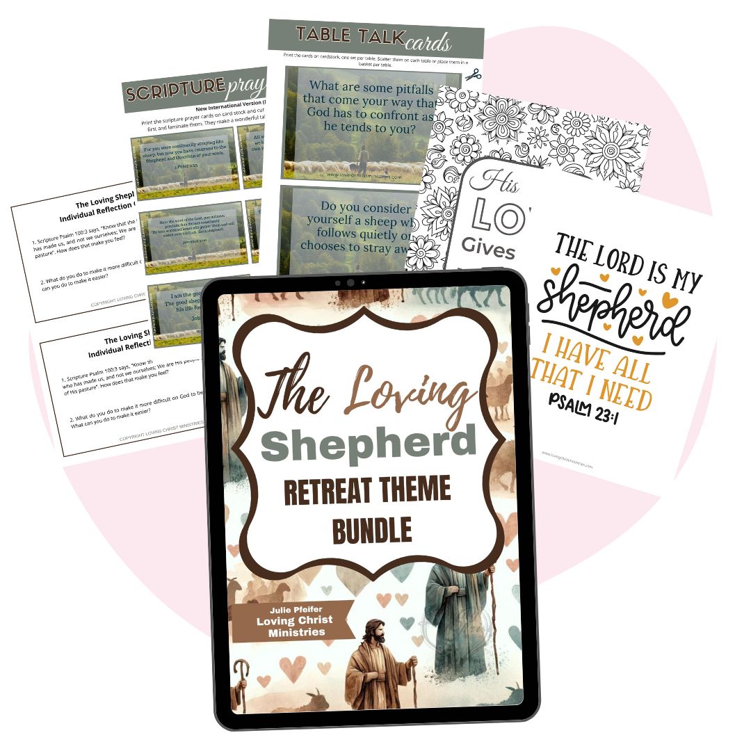The Loving Shepherd Printable Theme Bundle – Loving Christ Ministries
