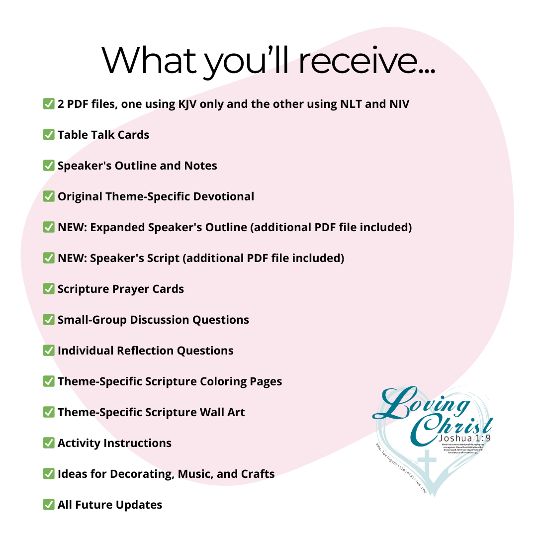 Bold & Beloved: Lessons from Women of Courage Printable Theme Bundle ...