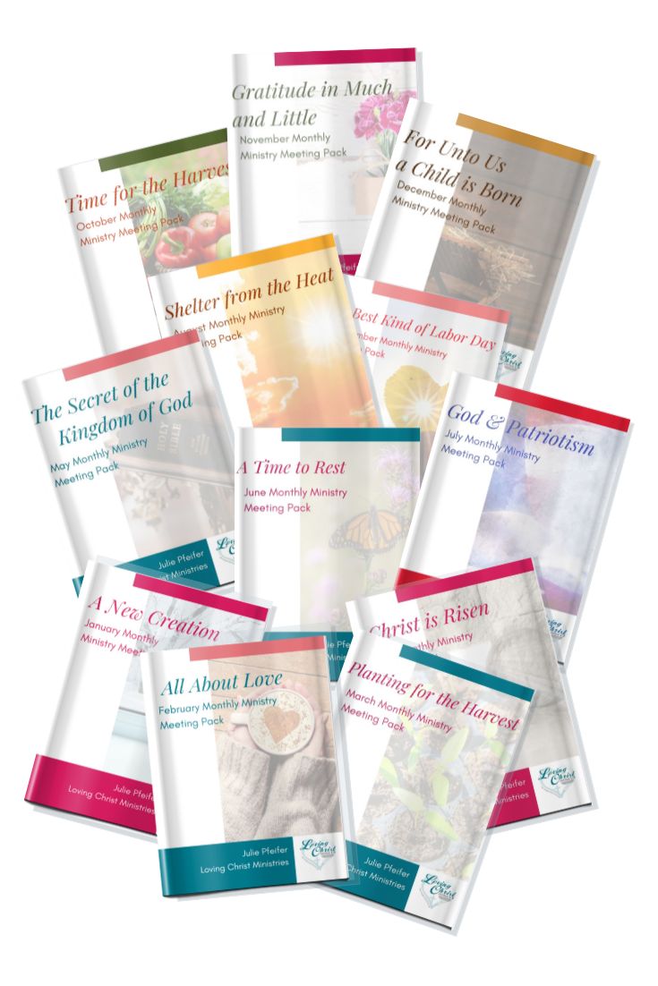 Collection of Monthly Ministry Meeting Packs {12 Months Done for You ...