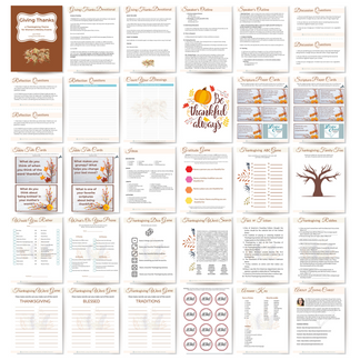 Giving Thanks Printable Ministry Theme + Bonus Activity Kit – Loving ...