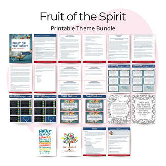 Fruit of the Spirit Printable Theme Bundle – Loving Christ Ministries