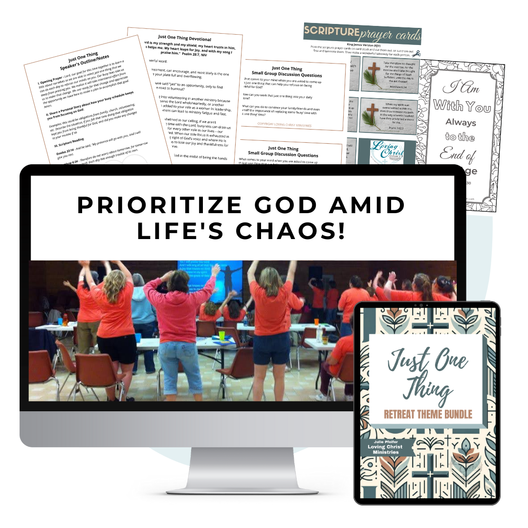 Just One Thing Printable Theme Bundle – Loving Christ Ministries