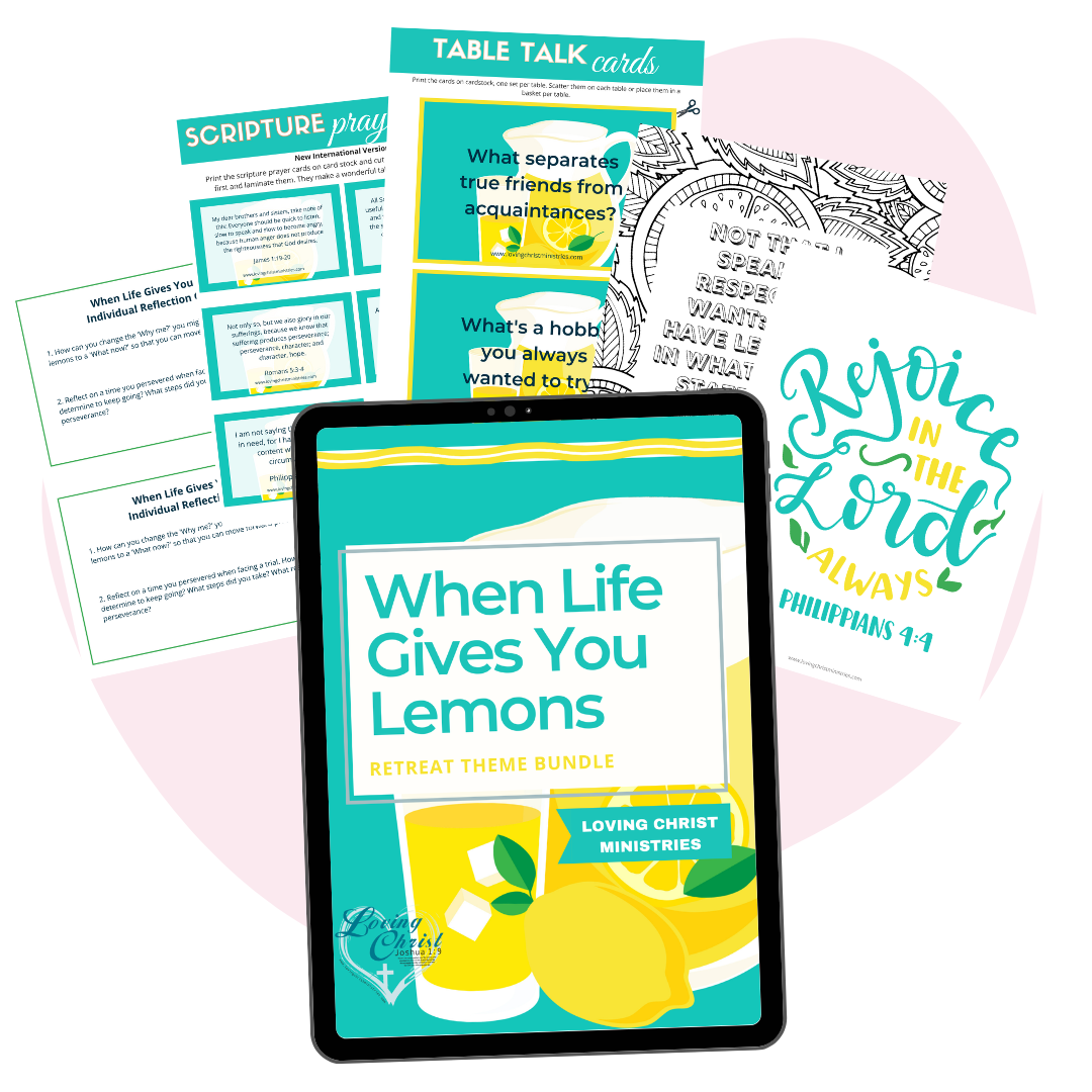 When Life Gives You Lemons Printable Theme Bundle – Loving Christ ...