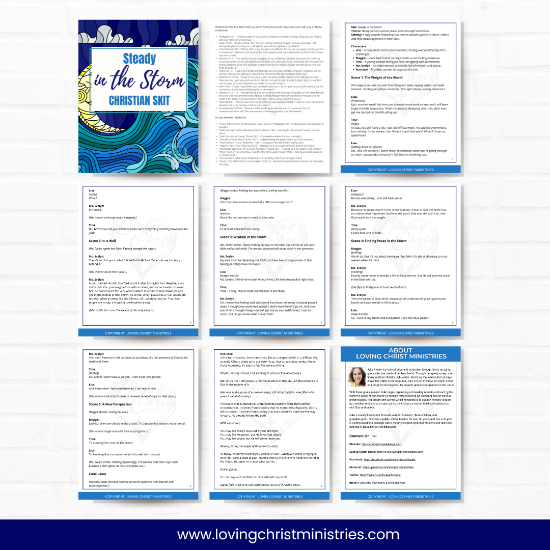 Steady in the Storm - Christian Skit – Loving Christ Ministries