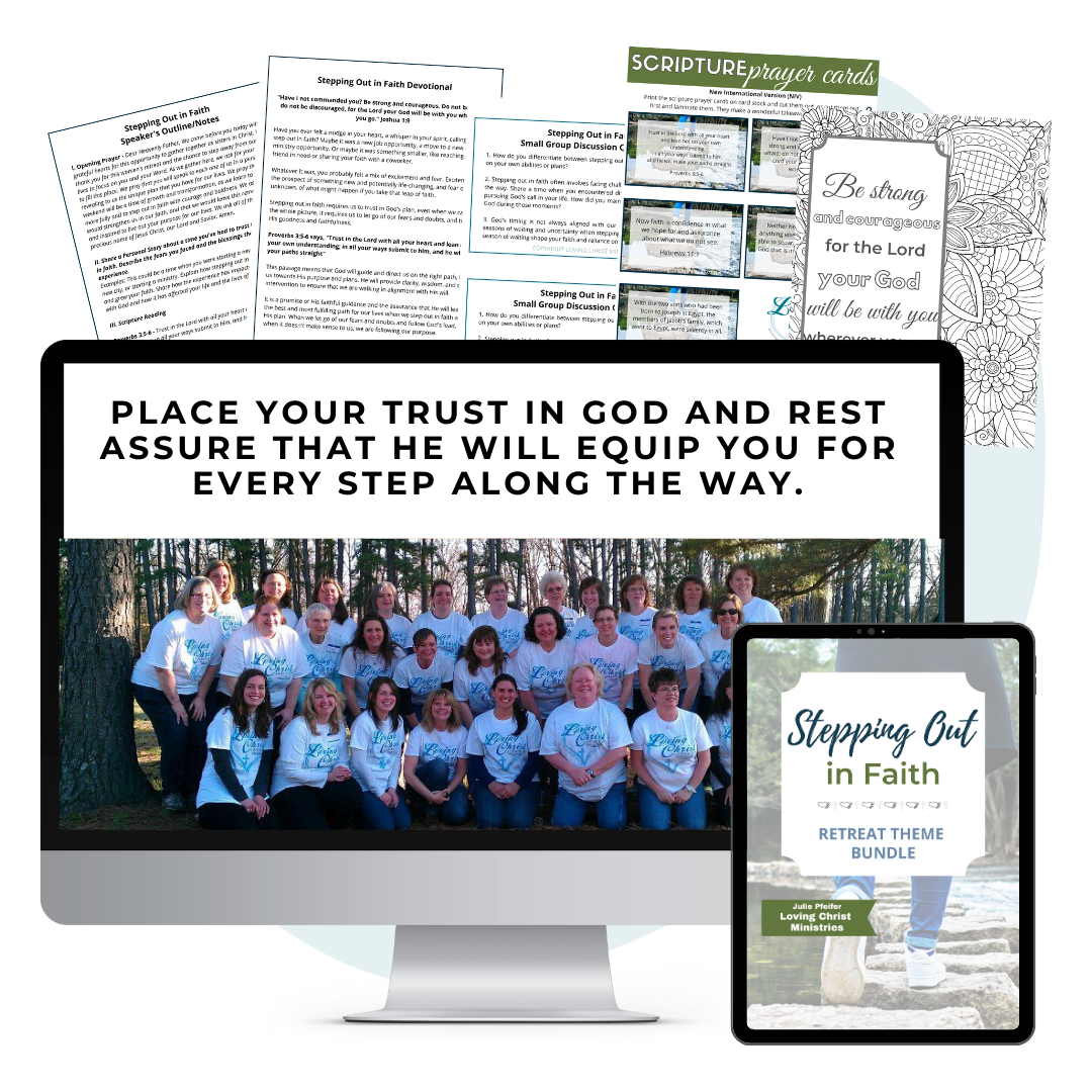 Stepping Out in Faith Printable Theme Bundle – Loving Christ Ministries