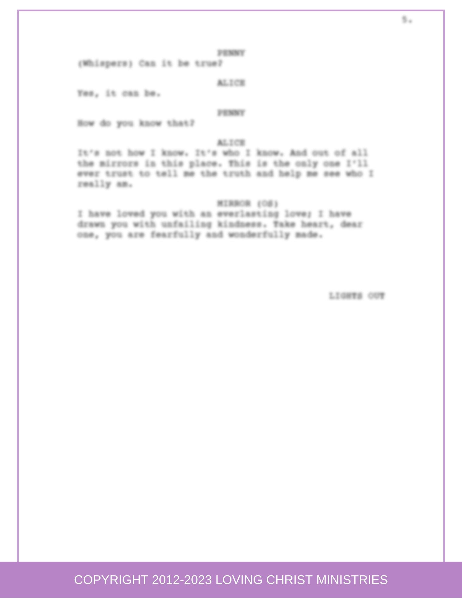 Wonderfully Made - Christian Skit – Loving Christ Ministries