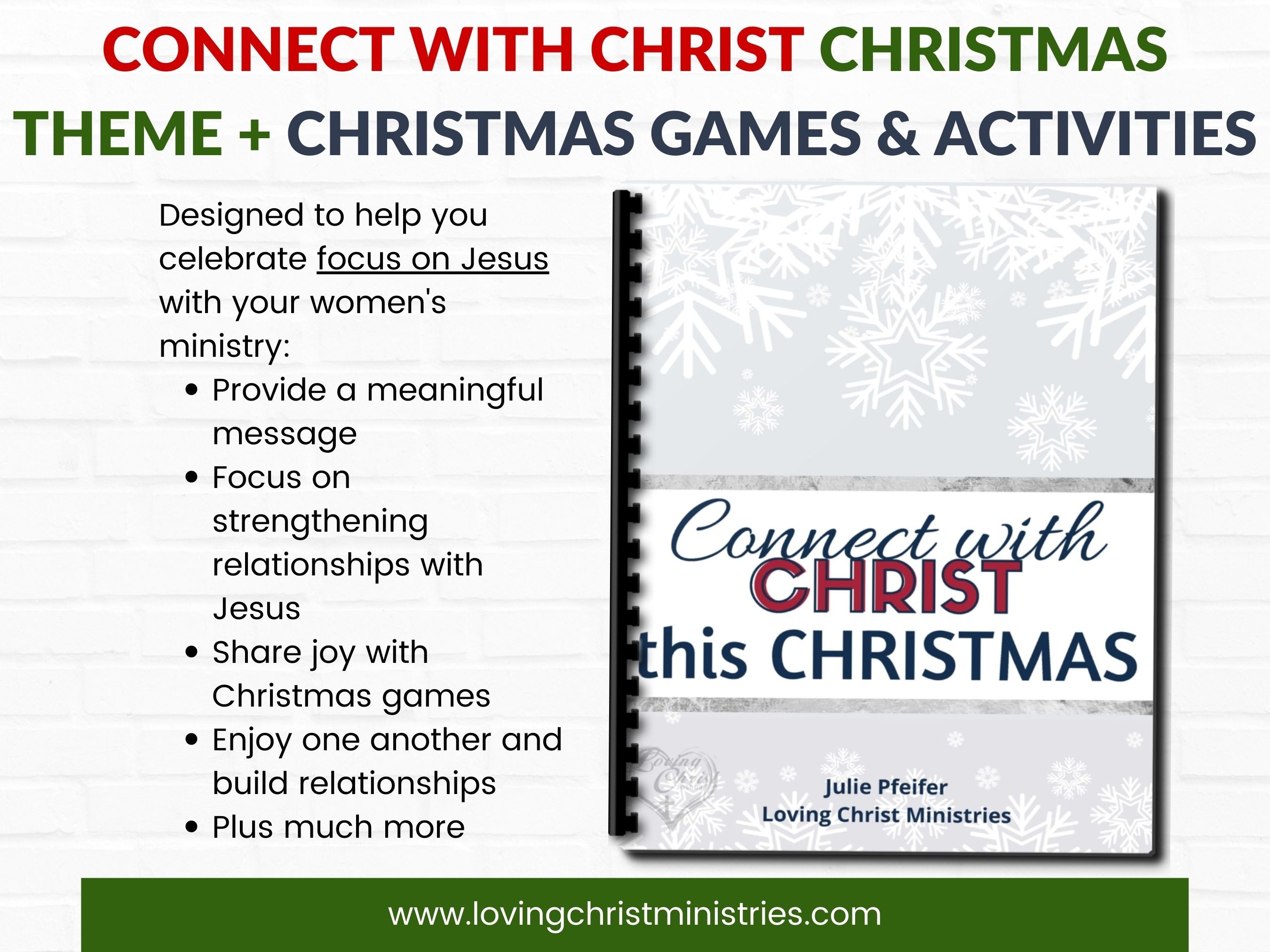 Connect with Christ this Christmas Bundle (40+ Pages) – Loving Christ ...