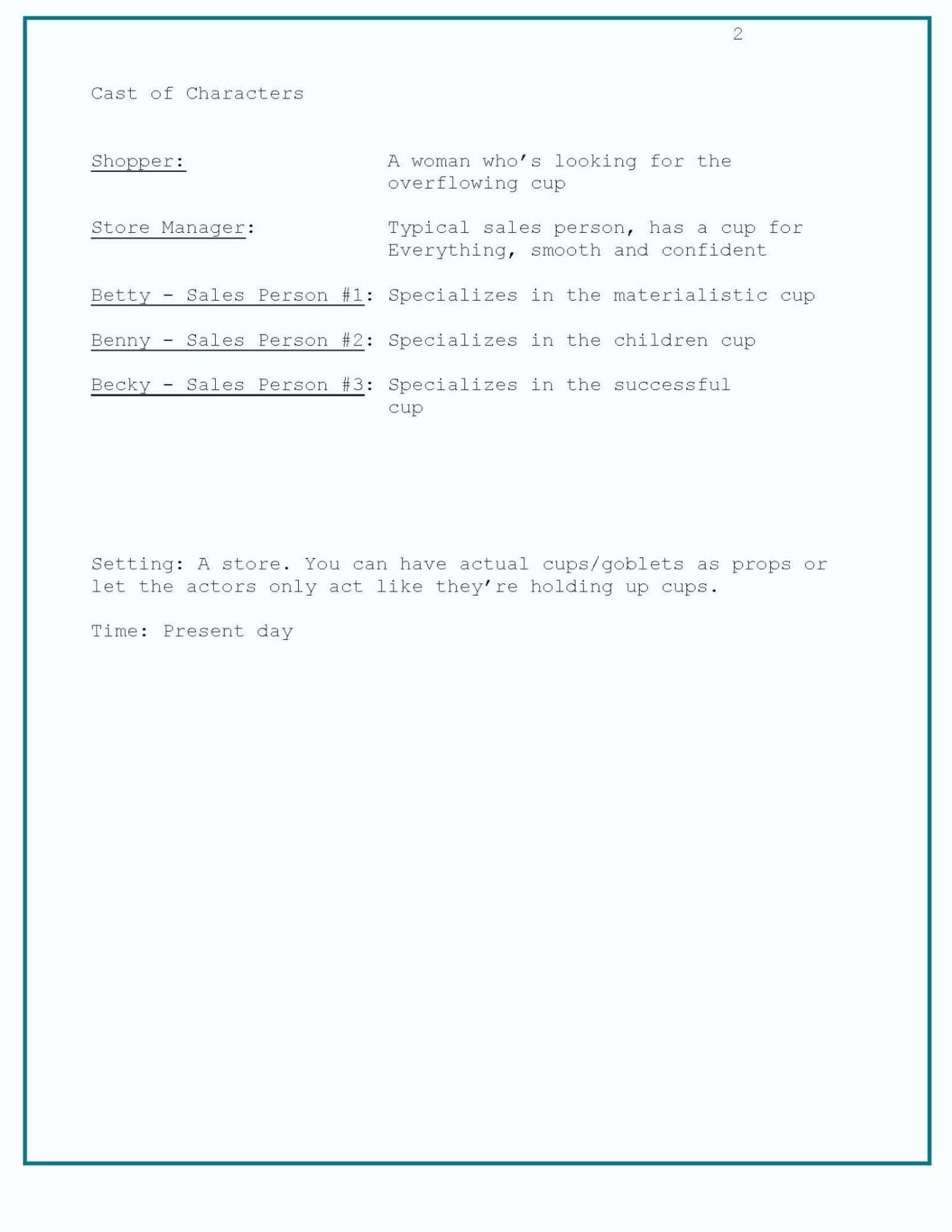 The Cup that Overflows - Christian Skit – Loving Christ Ministries