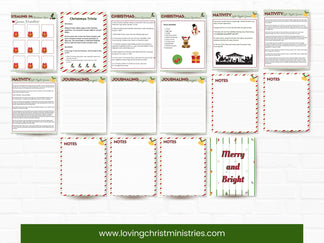 Connect with Christ this Christmas Bundle (40+ Pages) – Loving Christ ...