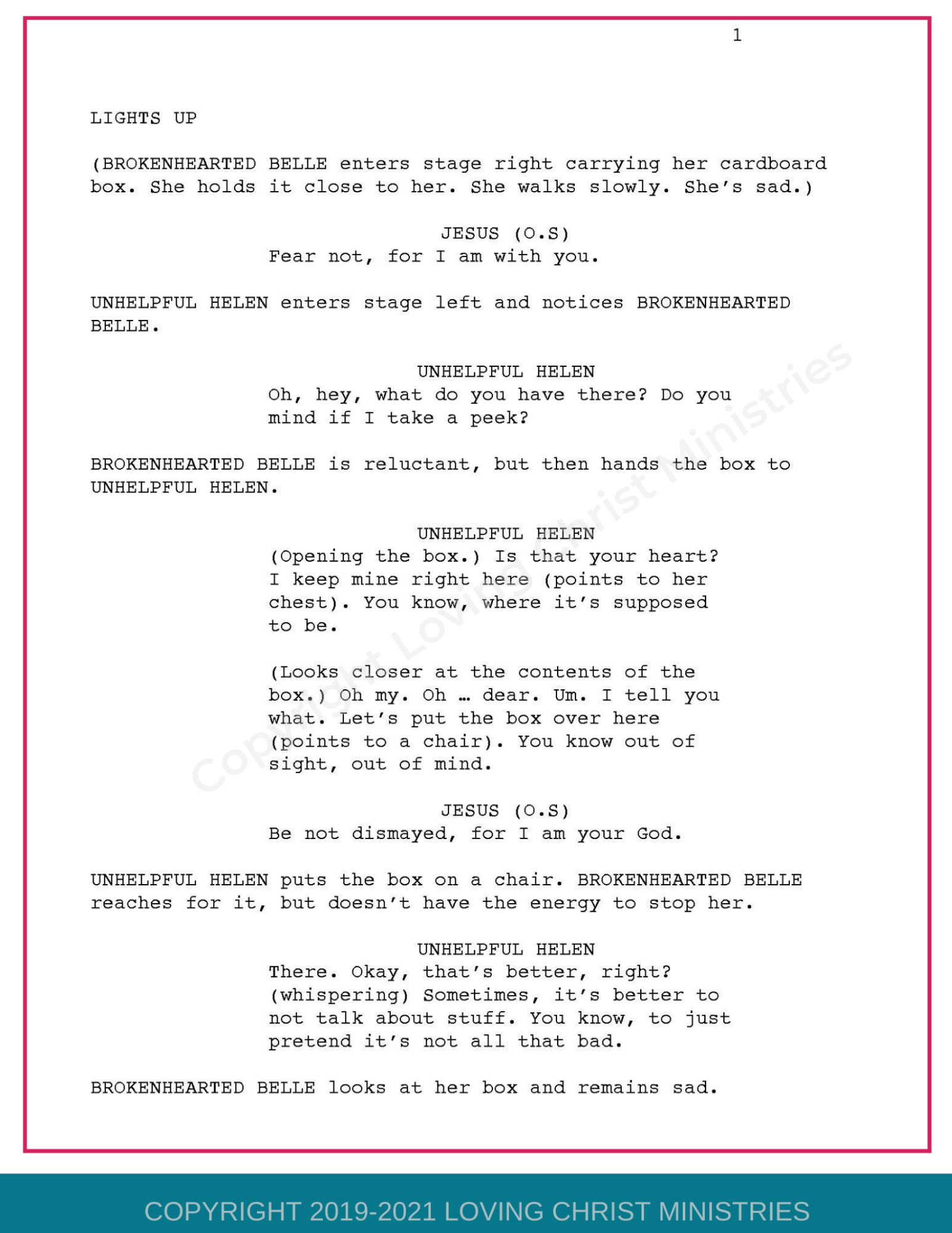 The Box - Christian Skit – Loving Christ Ministries