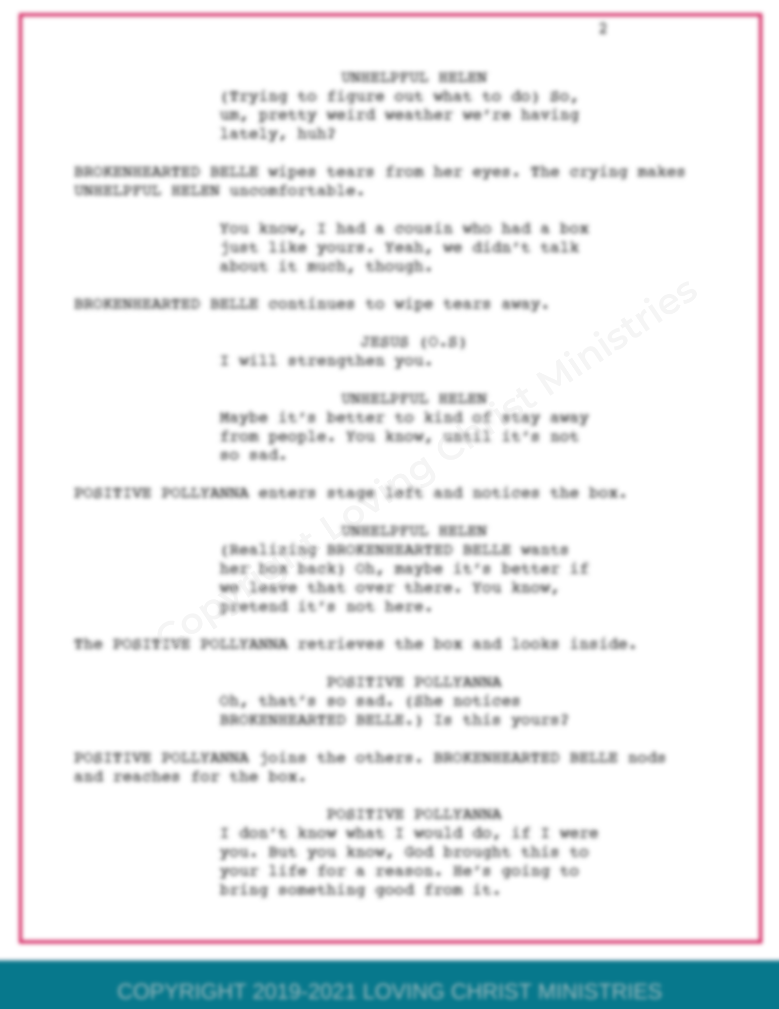 The Box - Christian Skit – Loving Christ Ministries