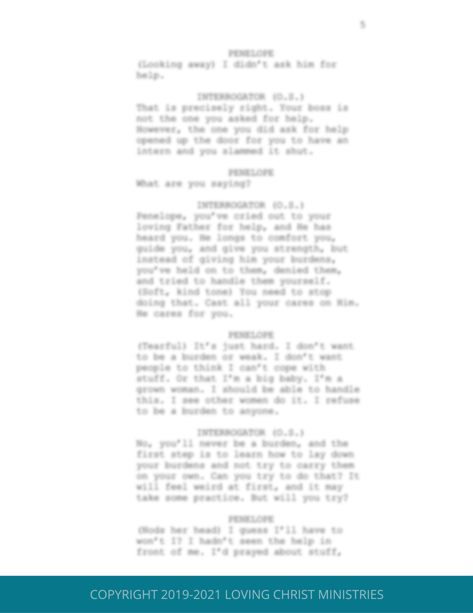 The Burden Police - Christian Skit – Loving Christ Ministries