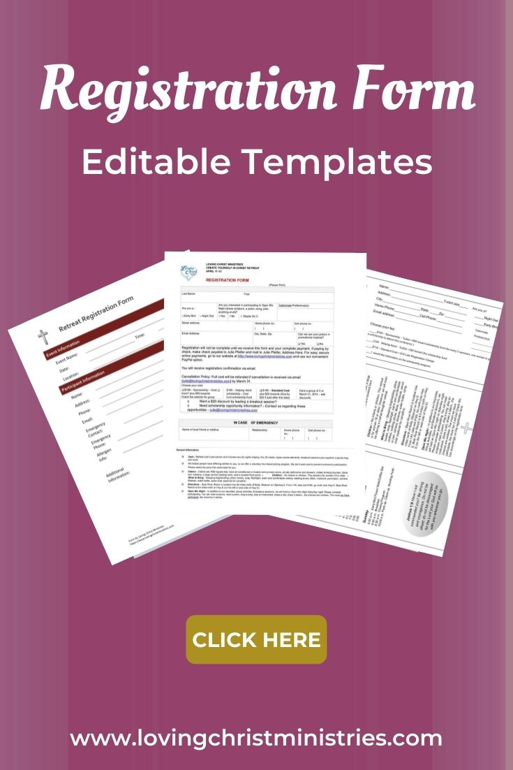 Editable Form Templates – Loving Christ Ministries