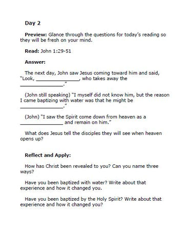 John in 30 Days: Beginner's Bible Study and Reading Plan – Loving ...